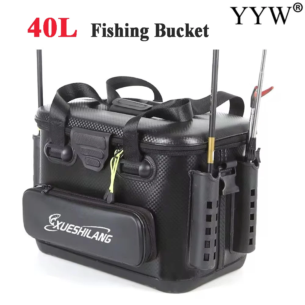 EVA-Multifunction-Fishing-Bucket-Rod-Bait-Reel-Lure-Live-Fish-Storage ...