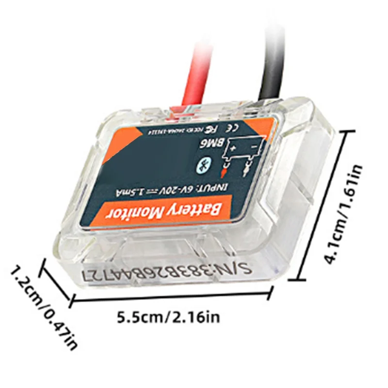 BM6 12V Car Battery Monitor Automotive Monitoring Tool Bluetooth ...