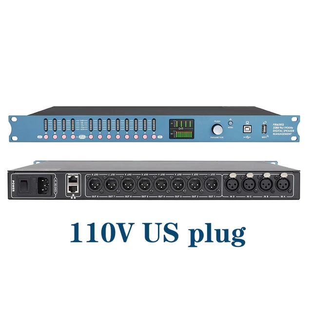 DP48X Professional Digital Audio Processor 4Input 8Output Drive Rack ...