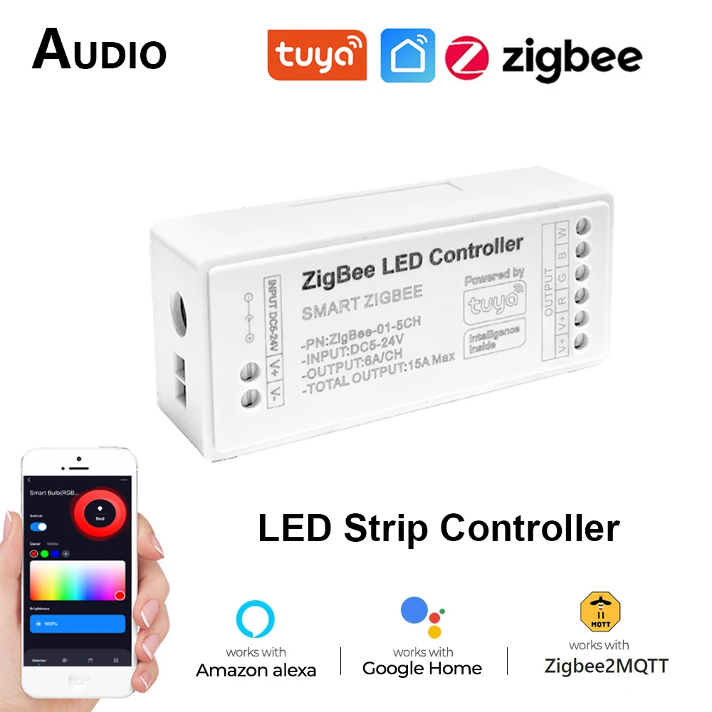 3-0-kontroler-LED-Zigbee-12V-24V-jednokolorowy-podw-jny-bia-y-RGB-RGBW ...