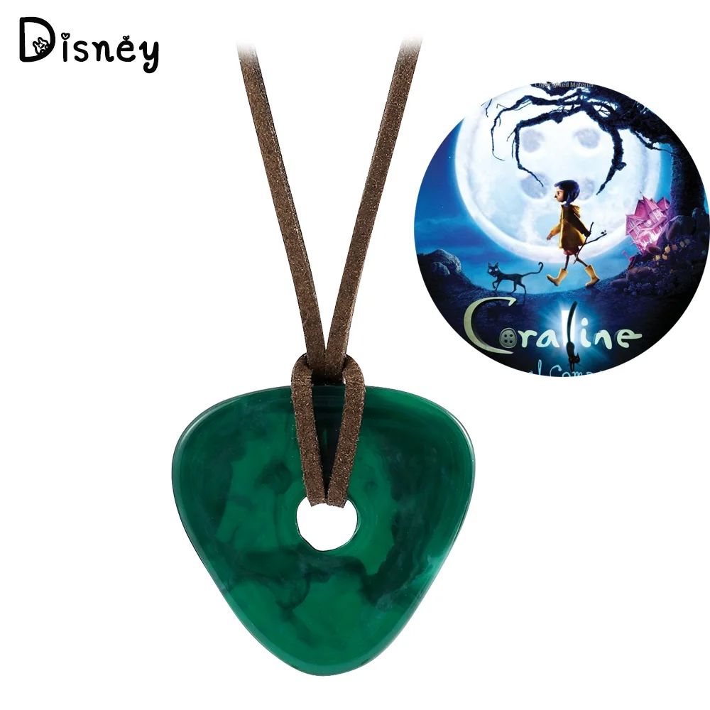 Coraline-the-Secret-Door-Necklace-Charm-Jewelry-Coraline-Green-Pendant ...