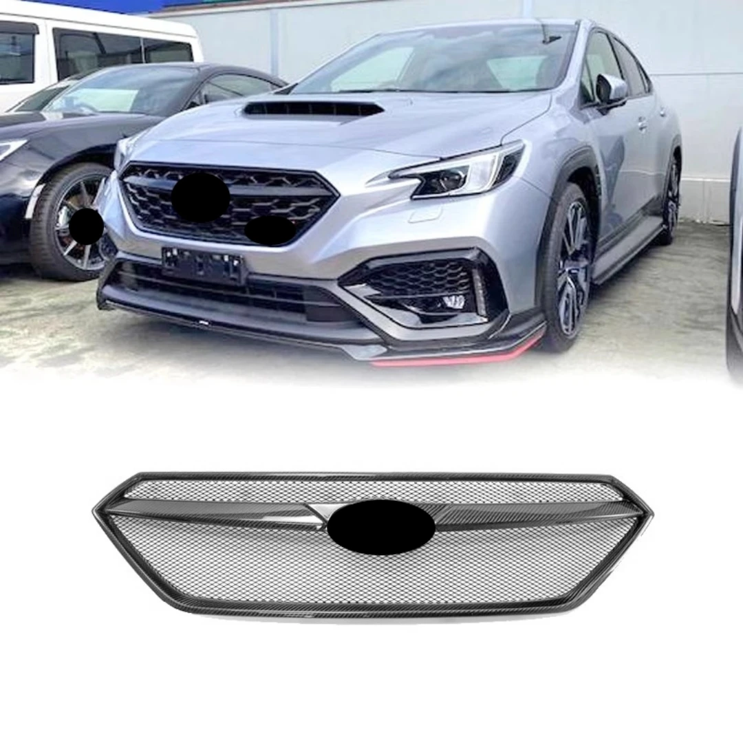 Carbon Fiber Grill Mask Grid Radiator Grille Assembly For Subaru WRX S4 ...