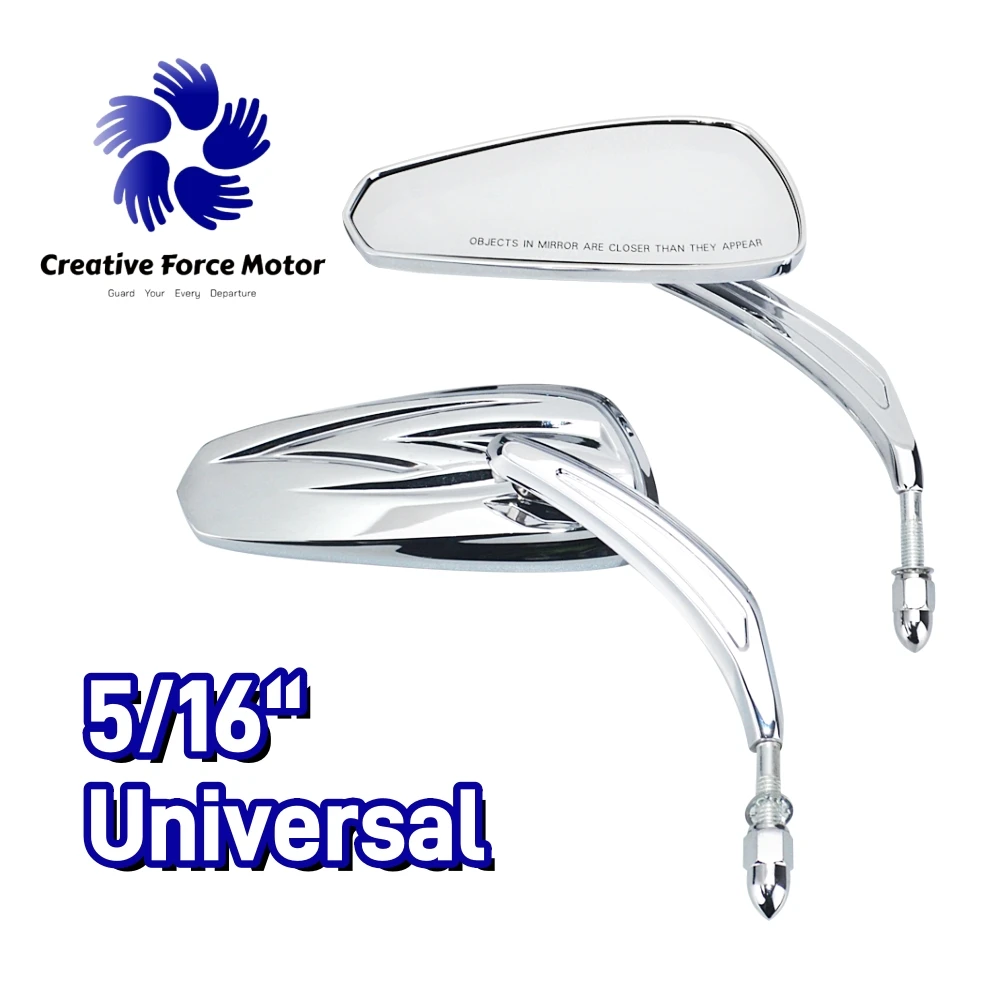 8MM-Rear-View-Mirrors-Motorcycles-For-Harley-Sportster-XL1200C-Davidson ...