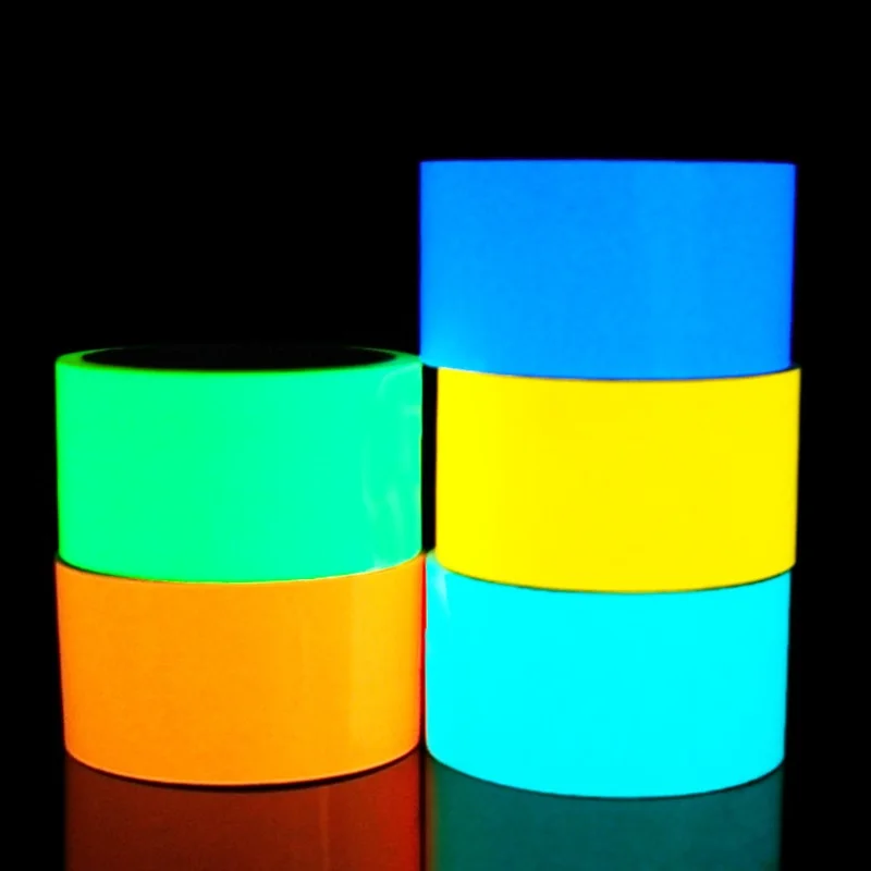 Night Glowing Self-adhesive Tape, Fluorescent PVC Strip, Wall Stickers ...