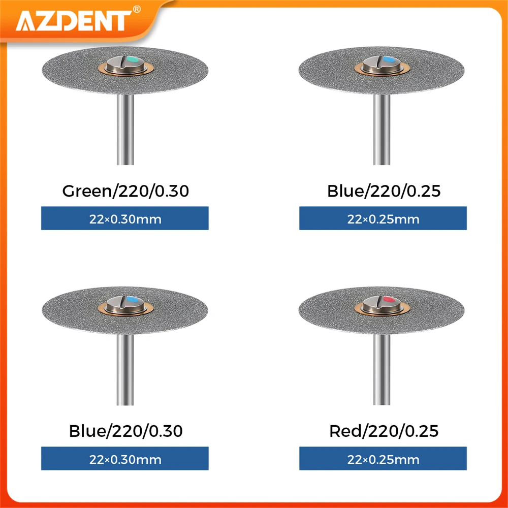 AZDENT Dental Sintered Disc Grinder Double Sided Polishing Head ...