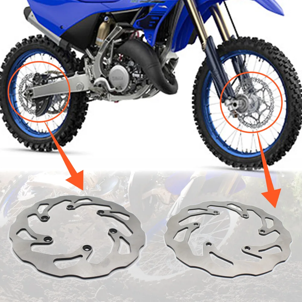 Motorcycle-Front-Rear-brake-disc-rotors-for-YAMAHA-YZ125-YZ250F-WR250F ...