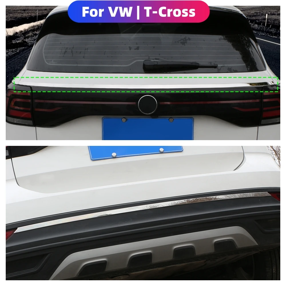 Rear-Bumper-Cover-Trim-for-Volkswagen-VW-T-cross-Tcross-2018-2019-2020 ...