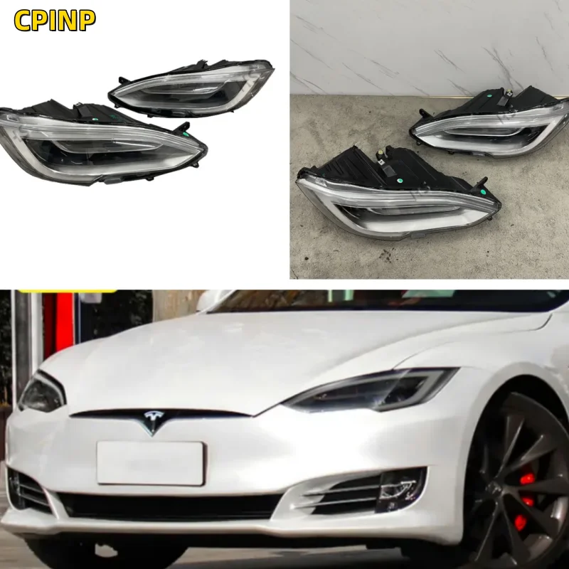 for-Tesla-Model-S-LED-Left-and-Right-Front-Headlight-Assemblies ...