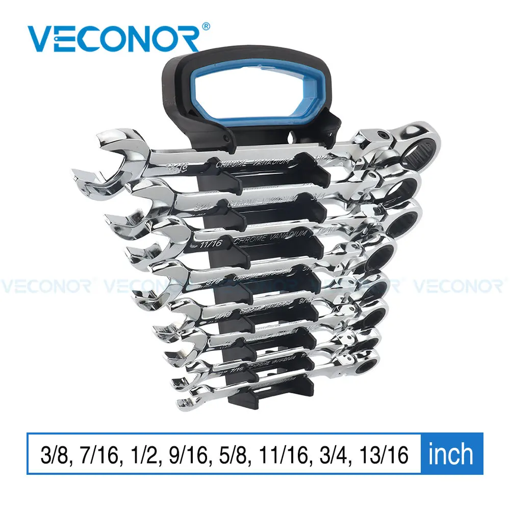 Inch-Ratchet-Wrench-Set-of-Keys-Spanner-Set-Flexible-Head-Mirror ...