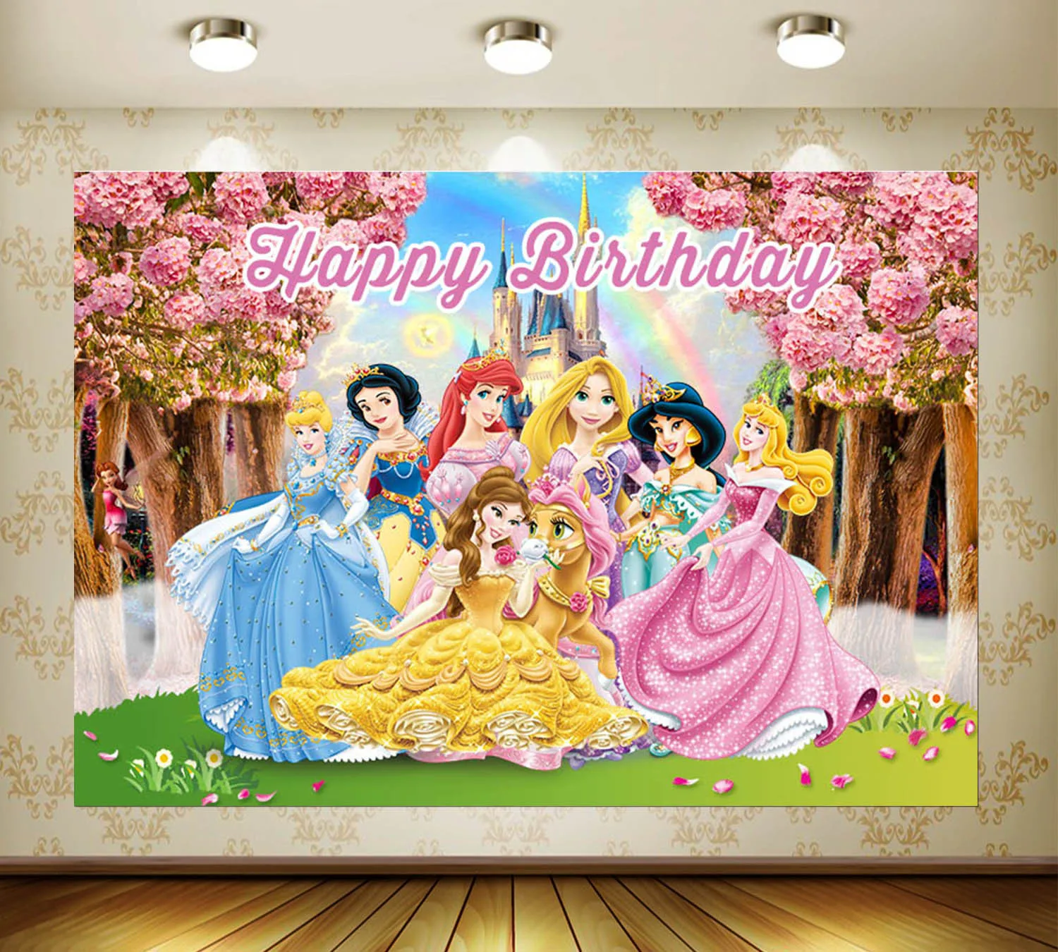 Happy Birthday Disney Princess Tarpaulin