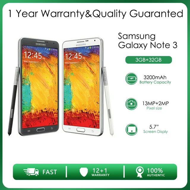 Original Samsung Galaxy Note 3 N9005 Ouad Core 5.7 Inch 13.0MP 3GB RAM ...