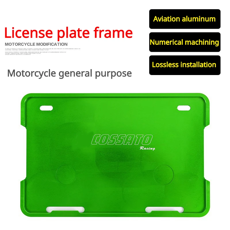 Motorcycle-Modified-Universal-License-Plate-Mount-Frame-Rear-Number ...