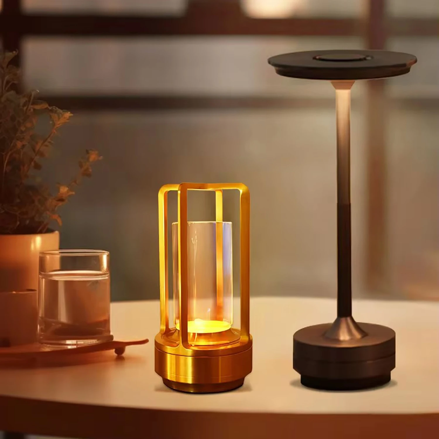 Wireless-Table-Lamp-LED-Touch-Sensor-Desktop-Night-Light-Rechargeable ...
