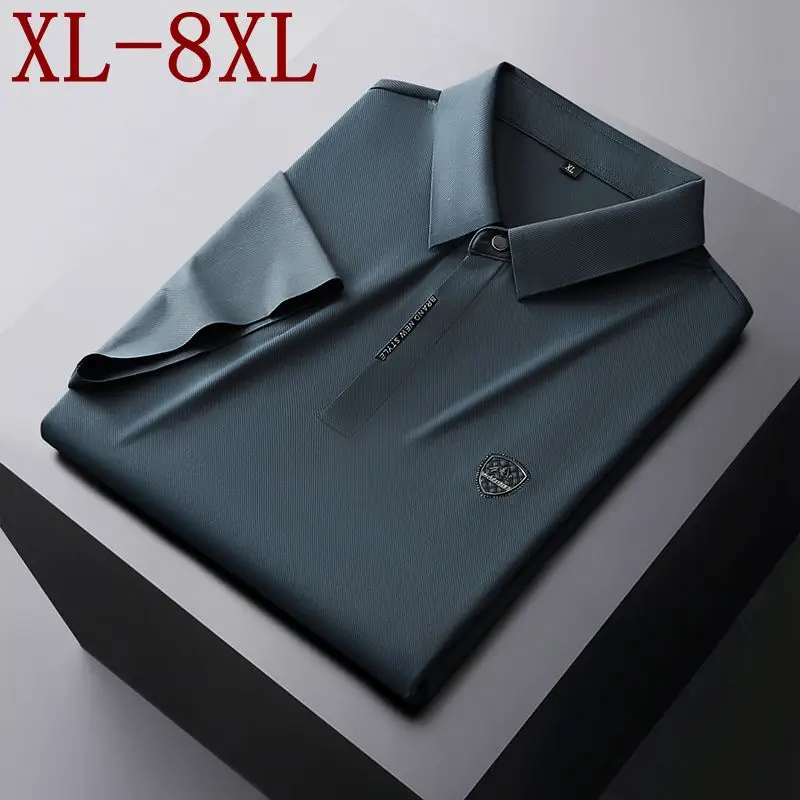 Camisa polo manga curta masculina, camisas de algodão respirável, roupa masculina, verão, High ...