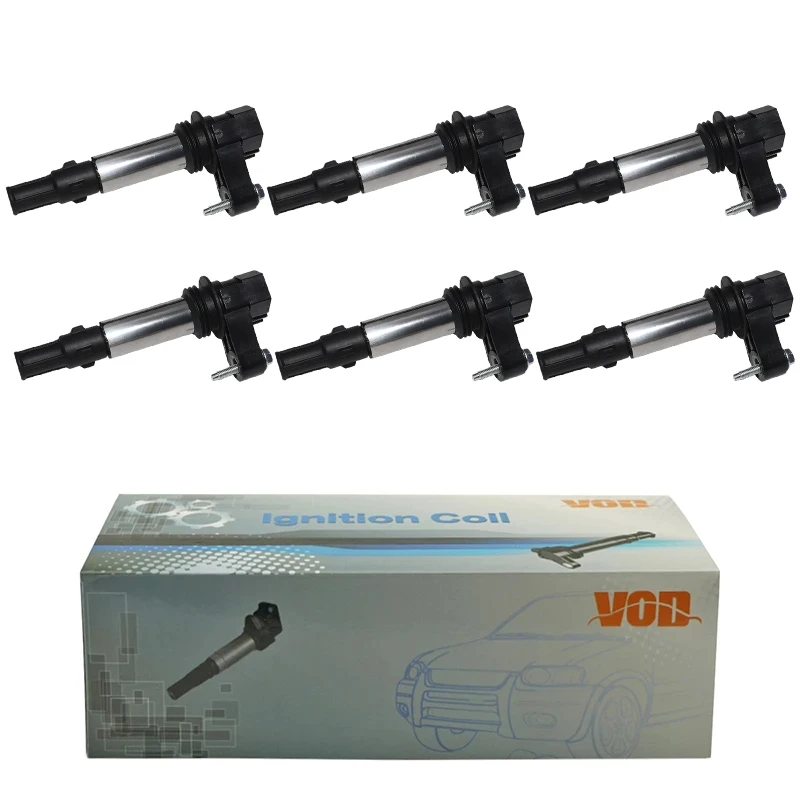 6Pcs-12629037-Ignition-Coil-For-Cadillac-CTS-SRX-STS-Opel-Vectra-Signum ...