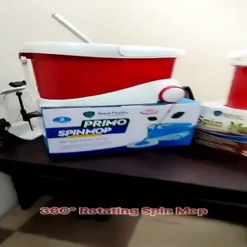 360° Spin Mop – Advanced Hands-Free Spin & Squeeze, Premium Microfiber ...