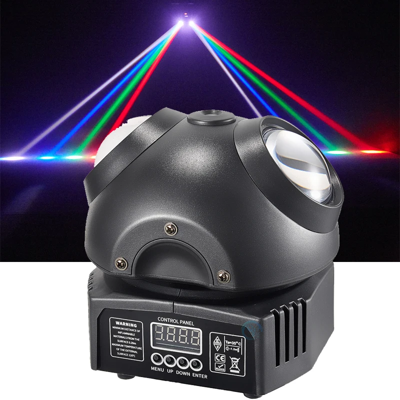 New-Mini-36W-LED-DJ-Disco-Ball-Lights-Full-Color-Beam-Green-Laser ...