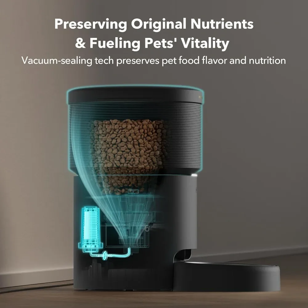 Low-Food-Blockage-Sensor-Automatic-Cat-Feeders-5G-WiFi-Pet-Feeder-with ...