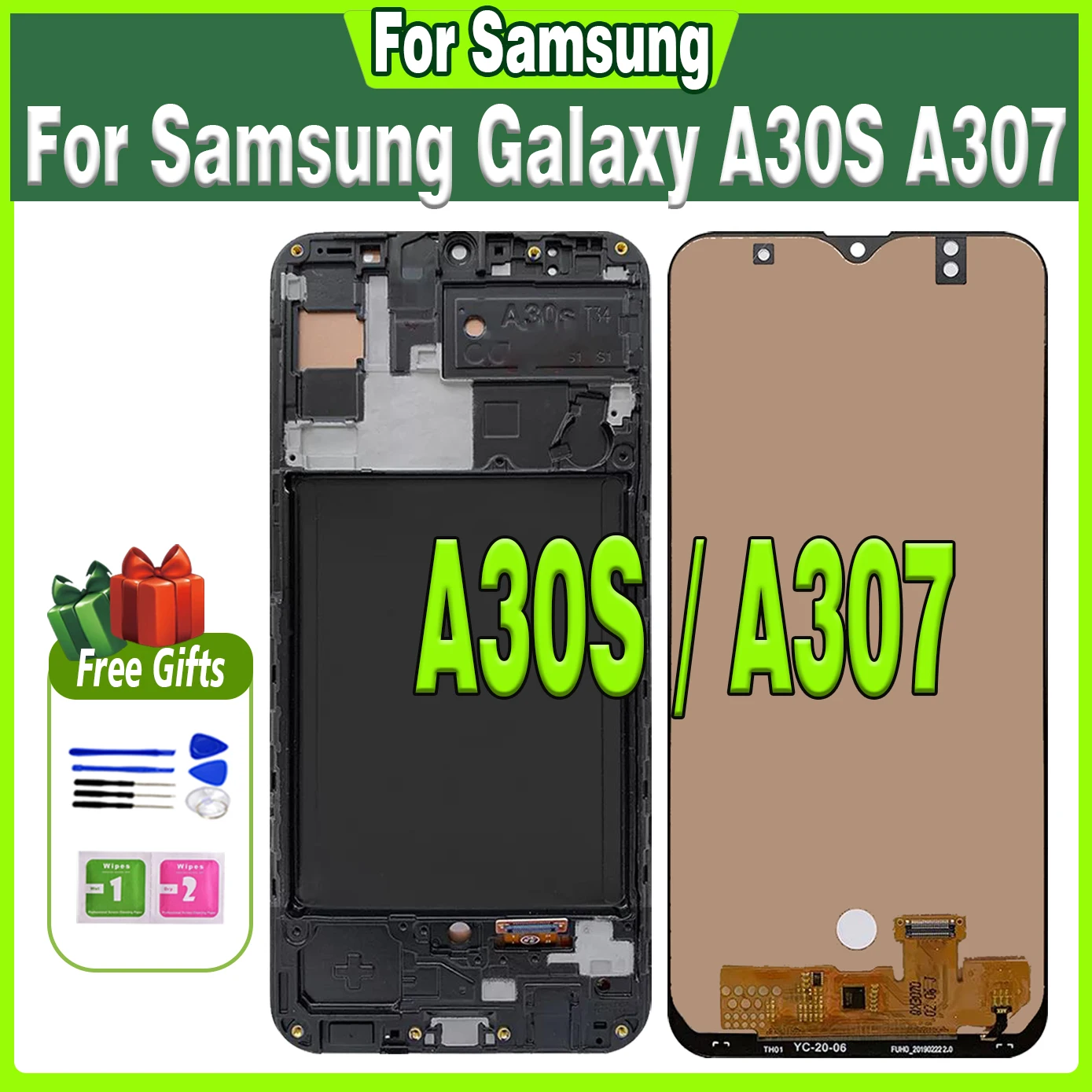 Tela-de-toque-lcd-super-amoled-para-samsung-galaxy-a30s-a307-a307fn ...