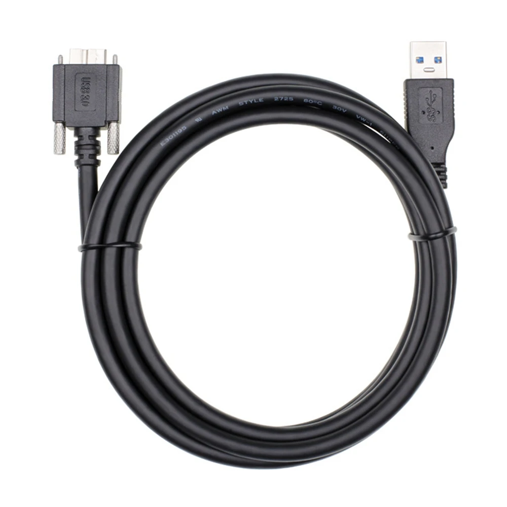 0.5m, 1m, 2m, 3m USB 3.0 male Micro B camera with screws, used as an ...