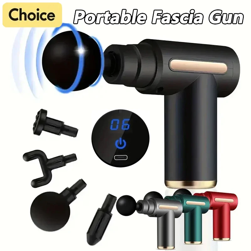 Portable-Fascia-Gun-Deep-Tissue-Massage-Mini-Lightweight-and-Adjustable ...