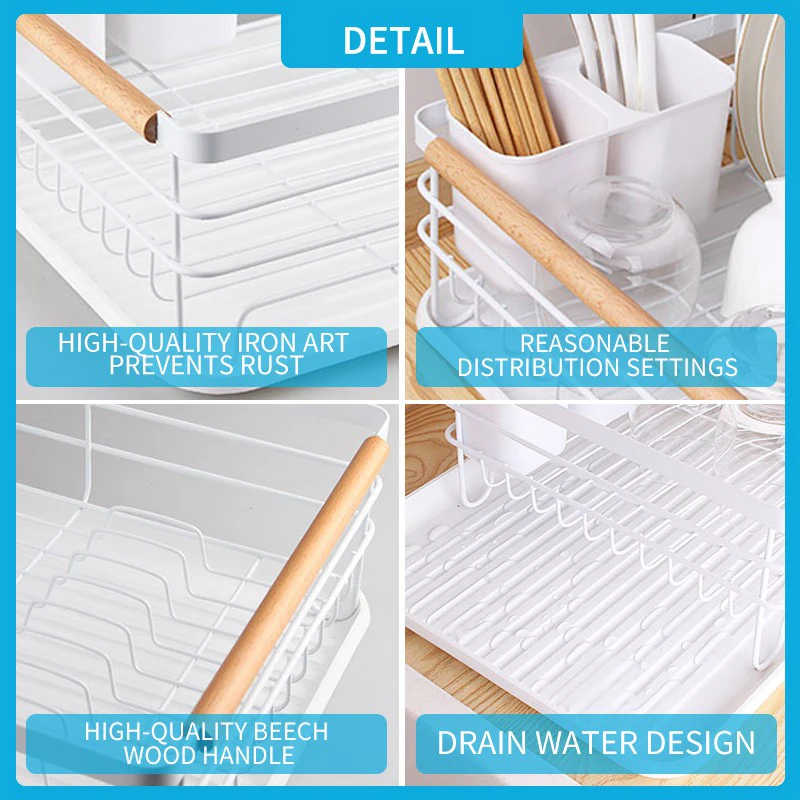 Edény Szárító Állvány Többcélú Nagy Kapacitású Könnyű Felszerelés Pult ...