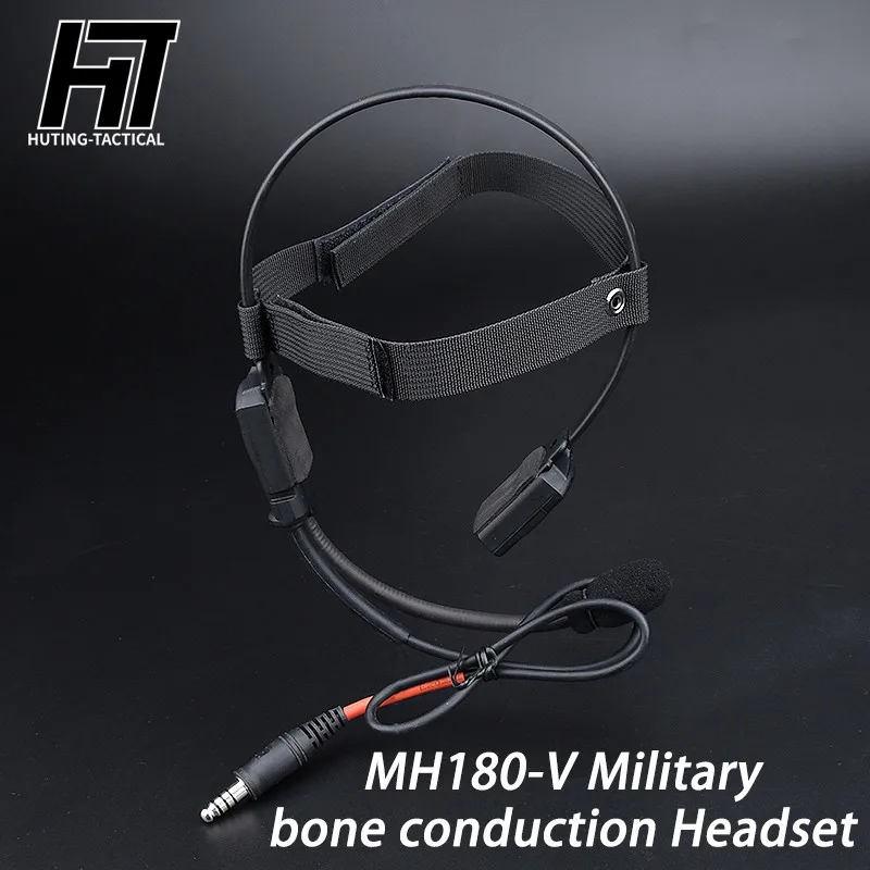 Military-Tactical-Hunting-Headset-Signal-Bone-Conduction-Speaker-MH180 ...