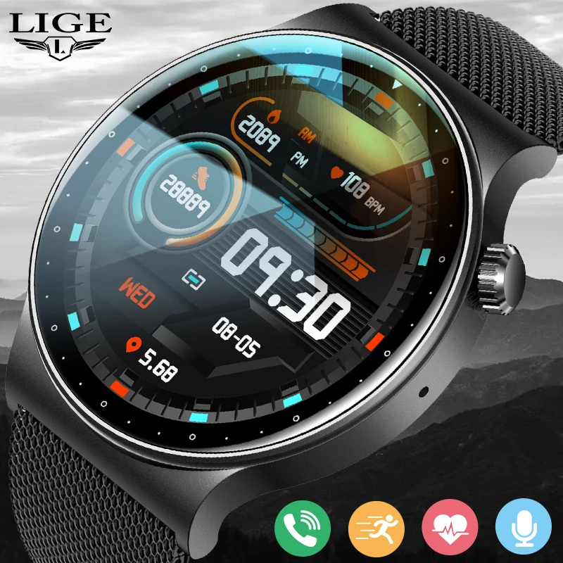 2023 novo relógio inteligente para homens mulheres esporte fitness rastreador ai inteligente de ...