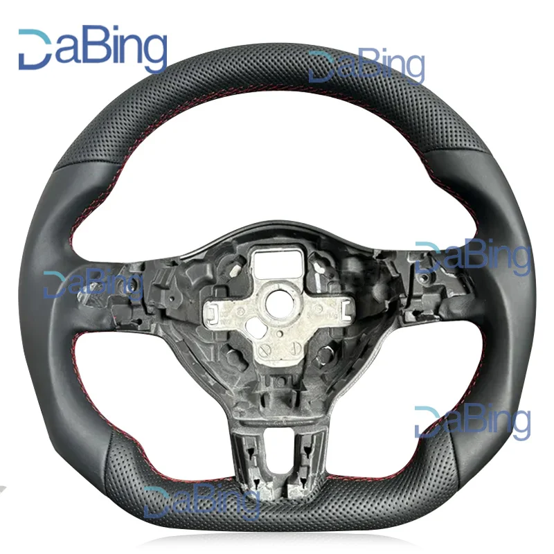 Volant ar en cuir perforé pour Volkswagen VW Golf 6 GTI GTD R 2009-2013 ...
