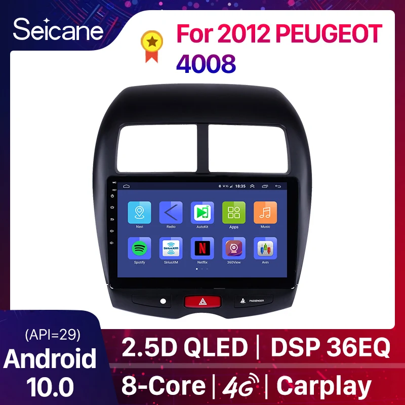 Seicane 2 din Car Radio Multimedia Video Player Navigation GPS Android ...