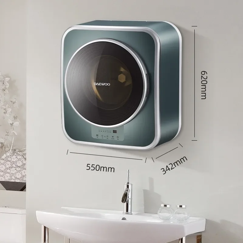 Daewoo-Wall-Mounted-Washing-Machine-Mini-Automatic-Laundry-Machine-for ...