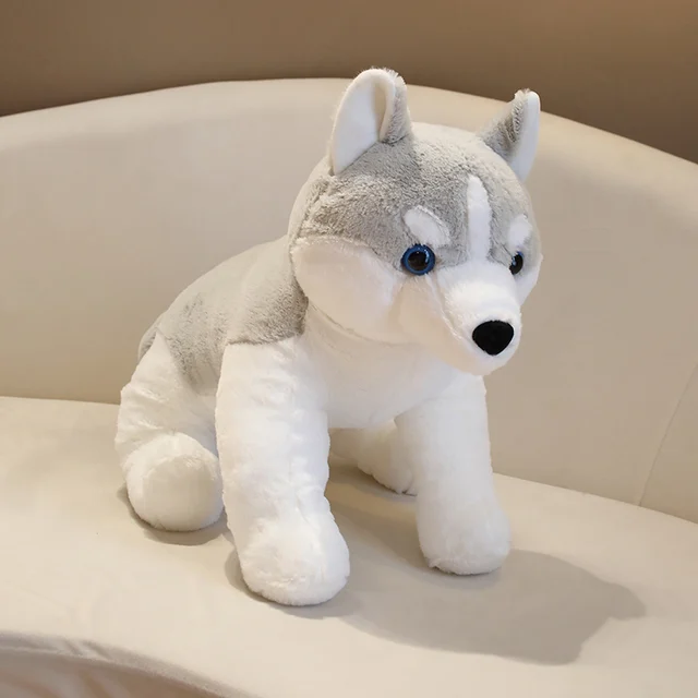 40/50CM Cute Husky Dog Plush Toy Soft Stuffed Animals Doll For Kids ...