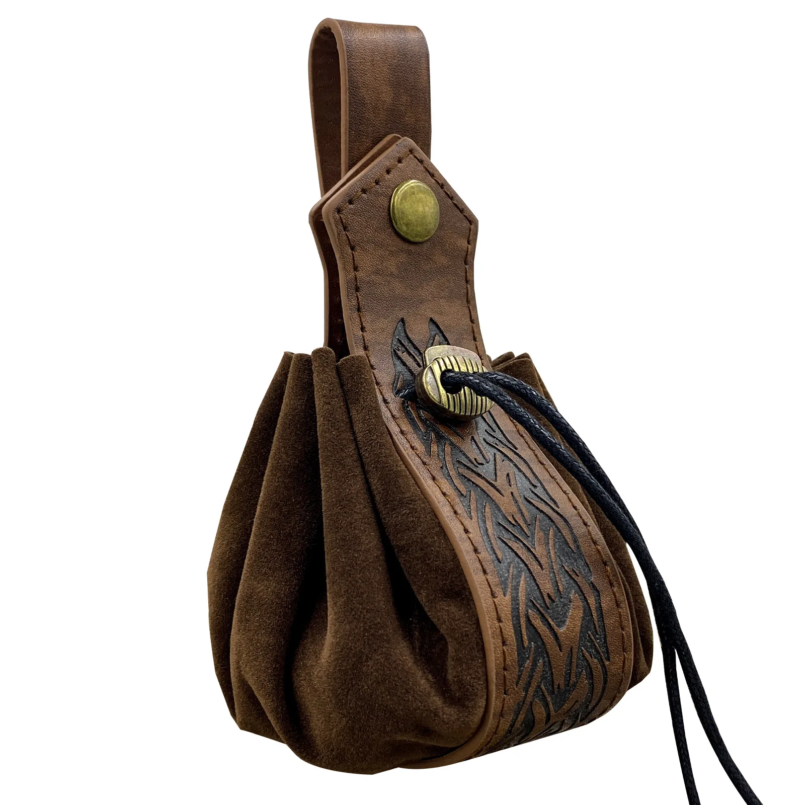 Medieval Belt Bag PU Leather Coin Purse Small Waist Belt Pouch ...