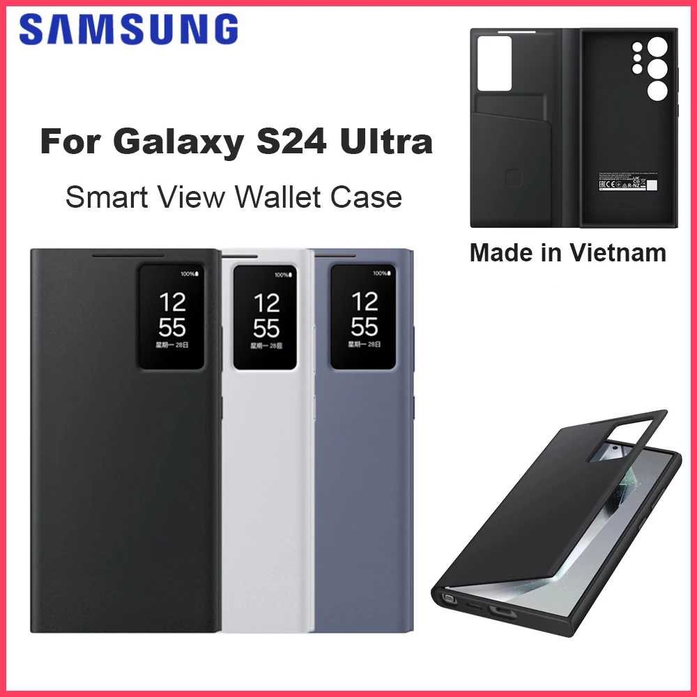 Original-Samsung-S-View-Wallet-Case-For-S24Ultra-S24-Ultra-S-View ...