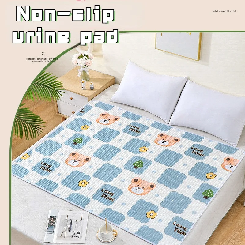 Waterproof-Washable-Mattress-Urine-Mat-for-Baby-Toddlers-Cartoon-Bed ...
