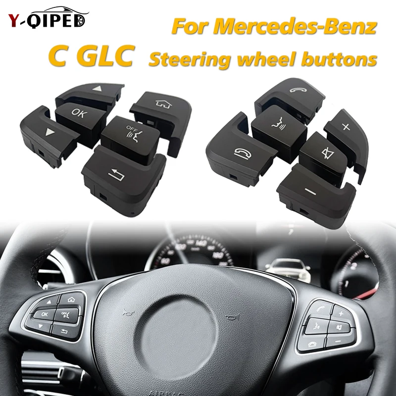 Car Multi-Function Steering Wheel Control Switch Button Repair Kit For ...
