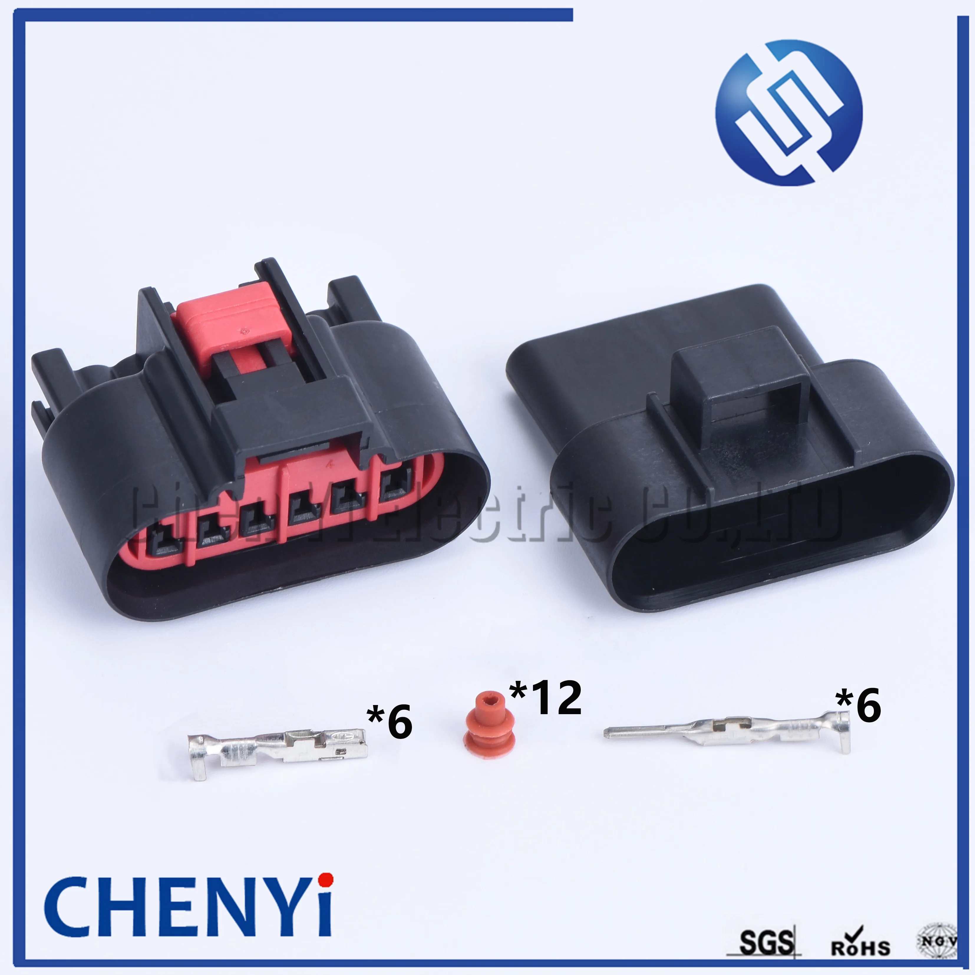 6 Pin waterproof auto connectors wire harness plug male or female E ...