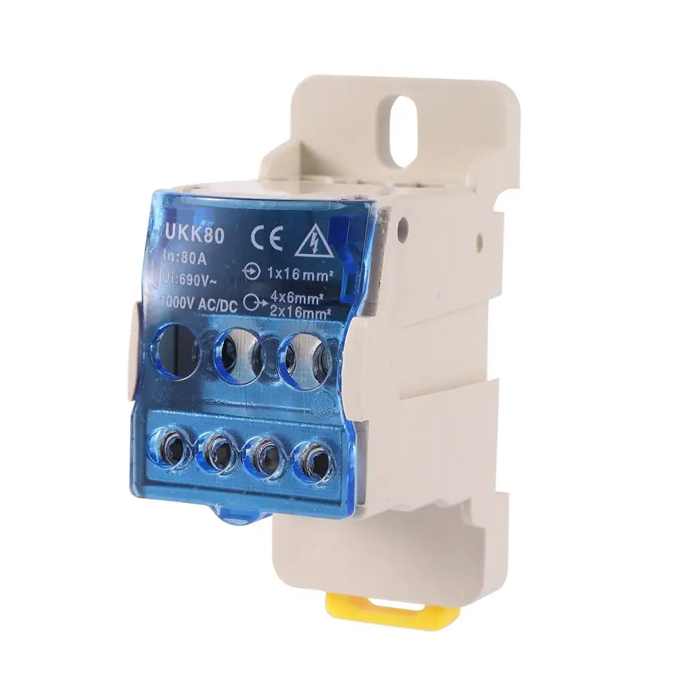 UKK-80A-Din-Rail-Distribution-Box-Block-One-In-Multiple-Out-Power-Universal-Electric-Wire ...