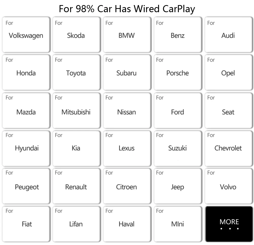 Idoing CarPlay AI Box Wireless And Wire Android Auto Adapter Car TV 8 ...