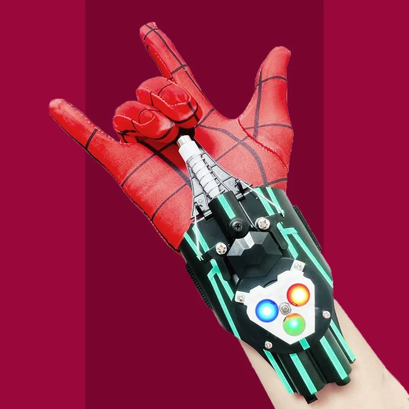Spider-Silk-Launche-Web-Shooters-Wrist-Launcher-Toy-Shooters-Peter ...
