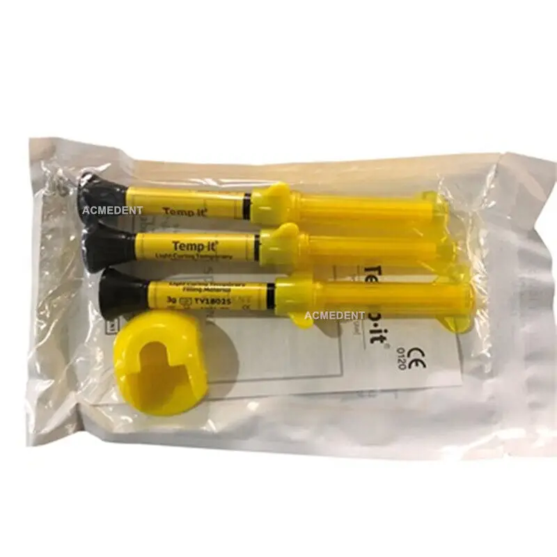 Dental-SPIDENT-Temp-it-Light-Cure-Temporary-Inlay-Filling-Yellow-Shade ...