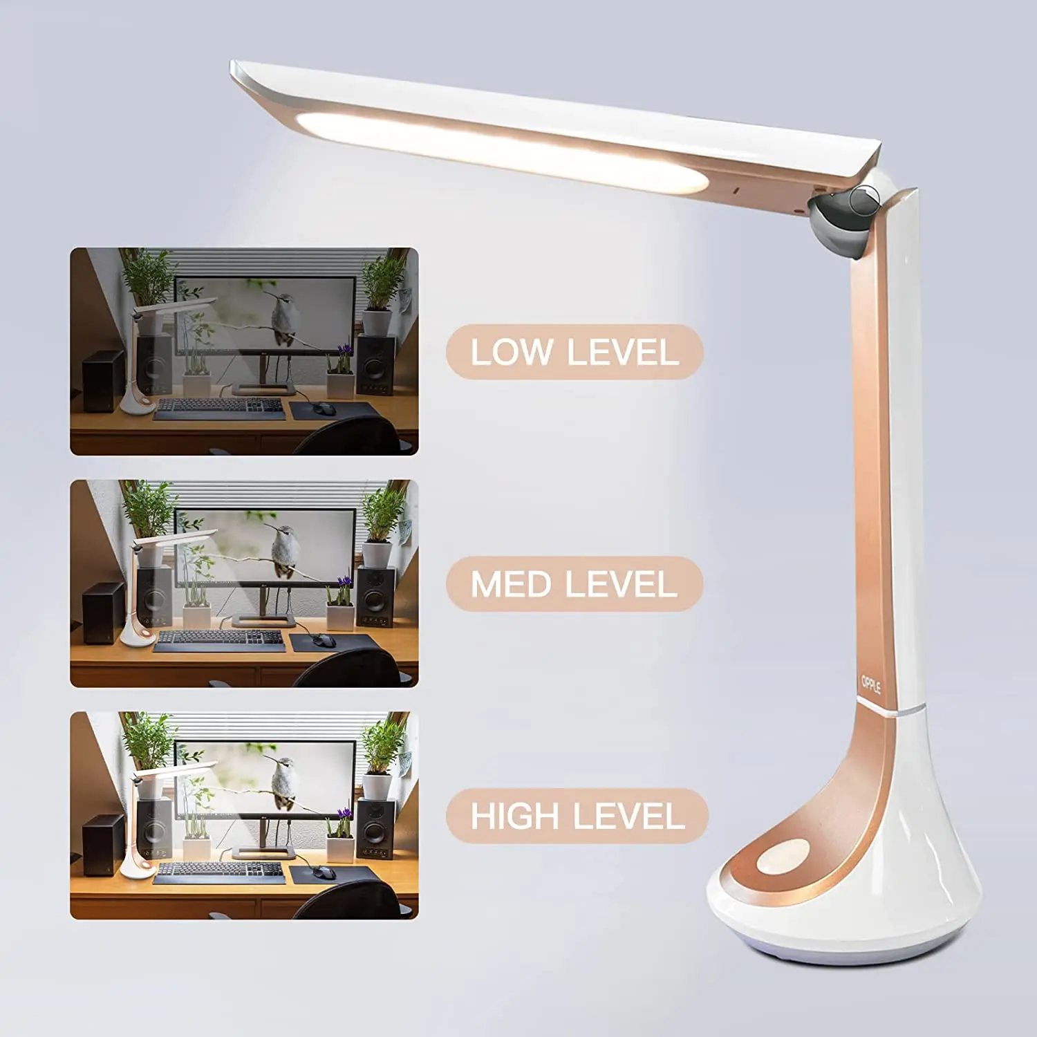 OPPLE-NEW-Led-Eye-Caring-Folding-Desk-Lamp-Table-Reading-Light-Dimmable ...