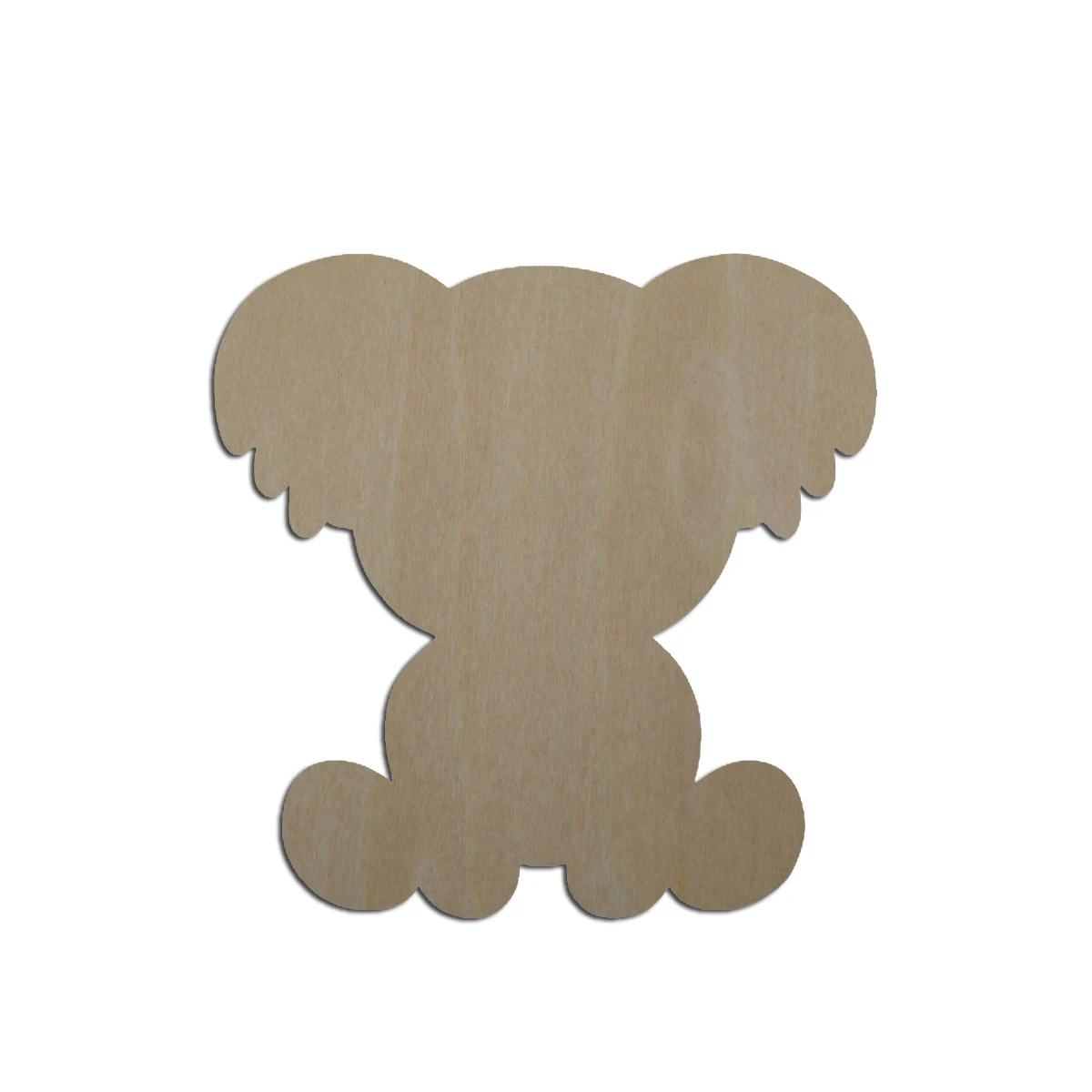 Unfinished Blank Wooden Baby Koala Bear Cutout Wood Wild Animal Shape ...