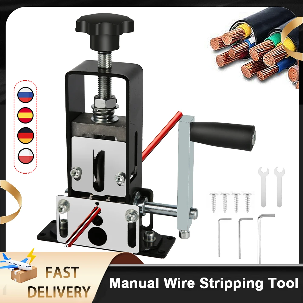 Portable Wire Stripper Manual Wire Stripping Tool 2-25mm Cable Electric ...