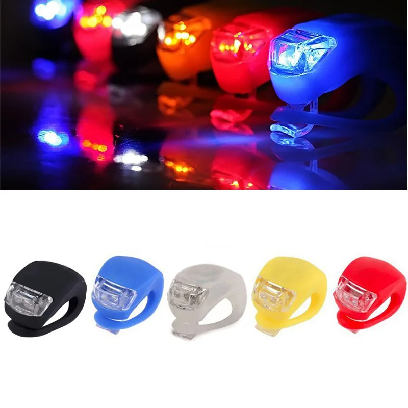 1Pcs-Silicone-LED-Bike-Tail-Light-Waterproof-Bicycle-Rear-Lights-Clip ...