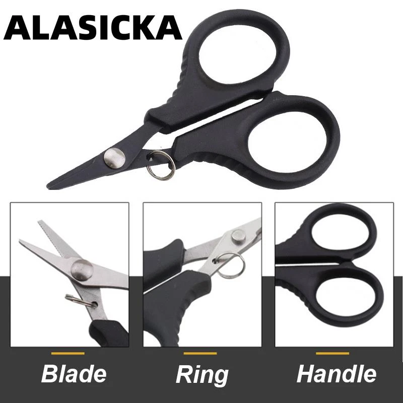 Portable Scissor Plier Stainless Steel Fishing Scissor Cut Pe Line ...
