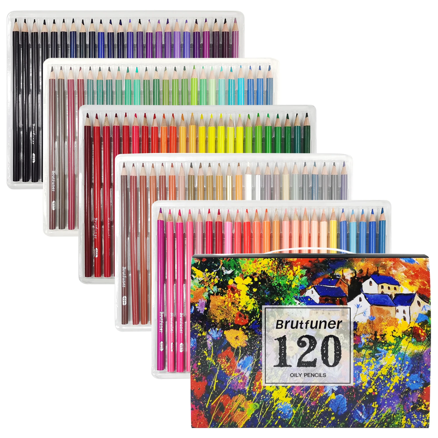 120 Colors Colored Pencils Set – Barking Kat Design