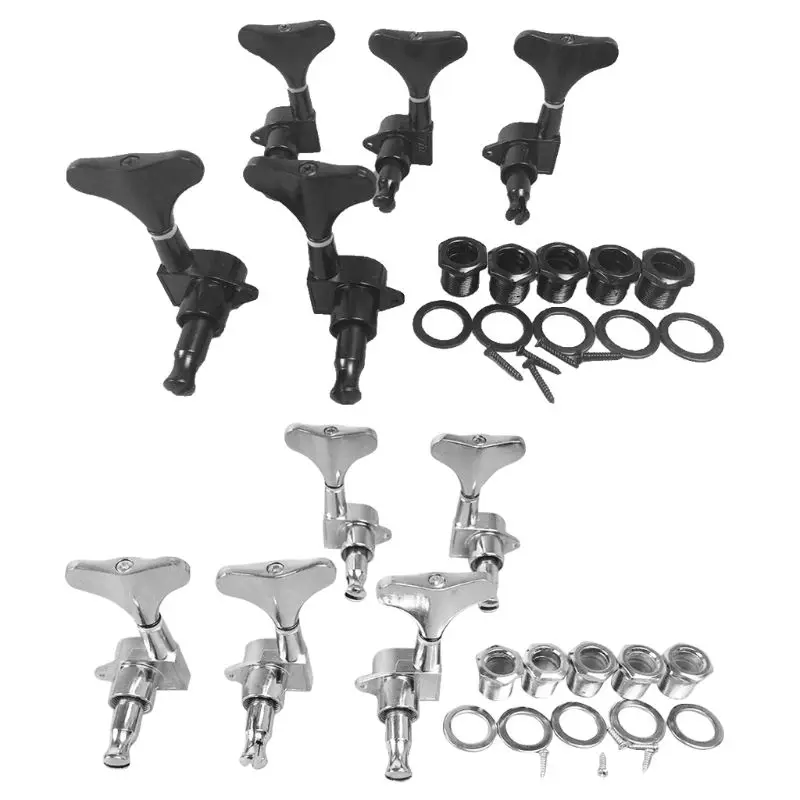 5-String-Guitar-Machine-Heads-Sealed-Bass-Tuners-2L3R-Tuning-Keys-Pegs ...