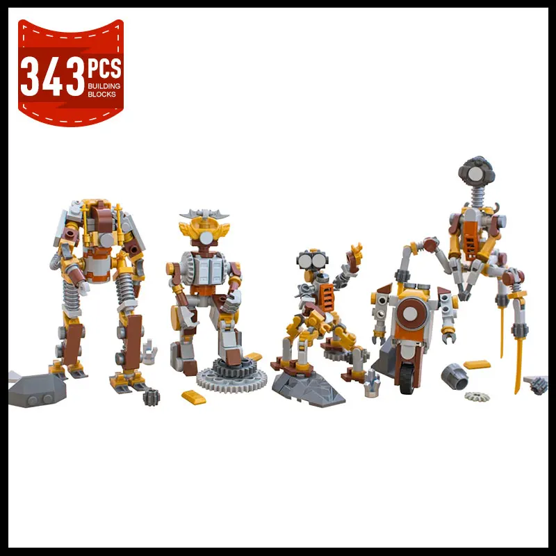 Moc-Steampunked-Mecha-Robot-Model-Building-Blocks-Set-Ideas-Set ...