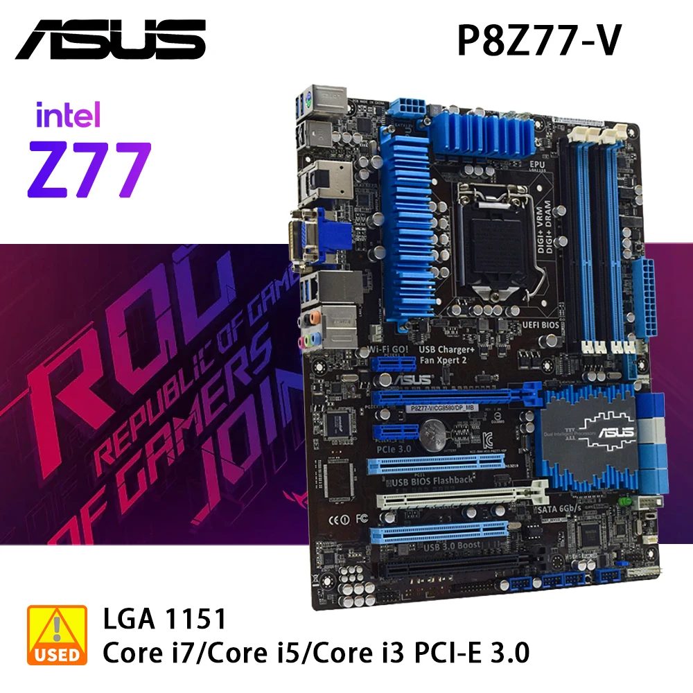 ASUS-P8Z77-V-Motherboard-Intel-Z77-Chipset-Gigabit-LAN-LGA-1155-Slot ...